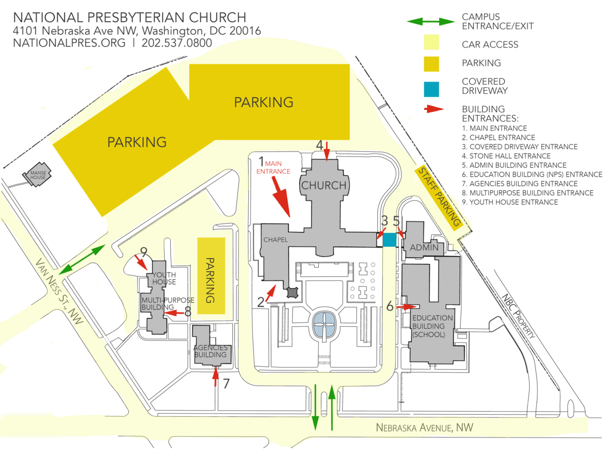 Campus Map - National Presbyterian Church